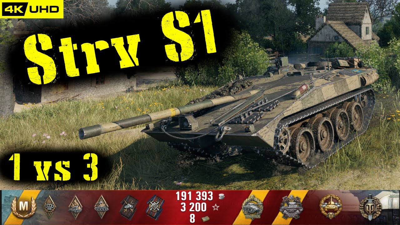 World of Tanks Strv S1 Replay - 9 Kills 7.7K DMG(Patch 1.4.0) - YouTube