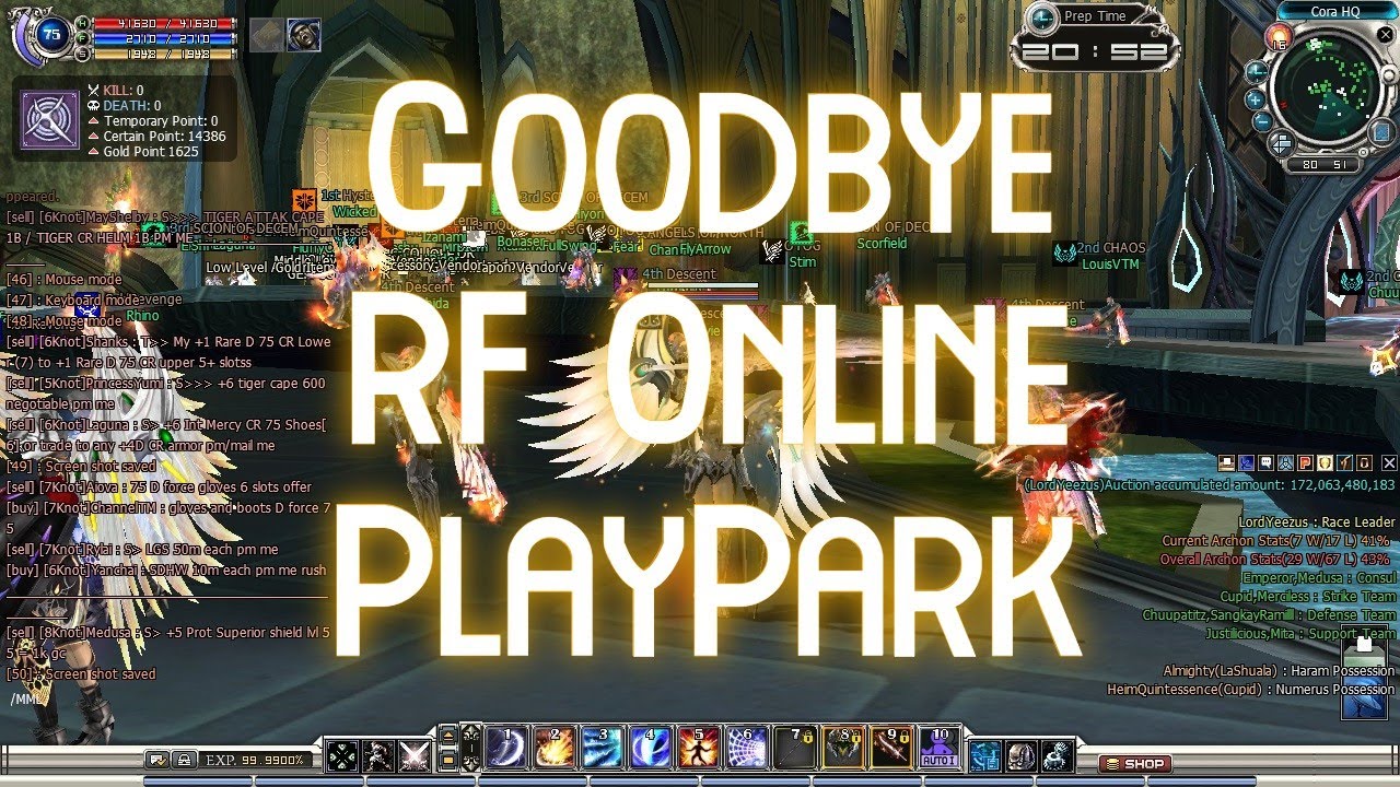 Goodbye RF Online PlayPark - Nexus Devie - YouTube