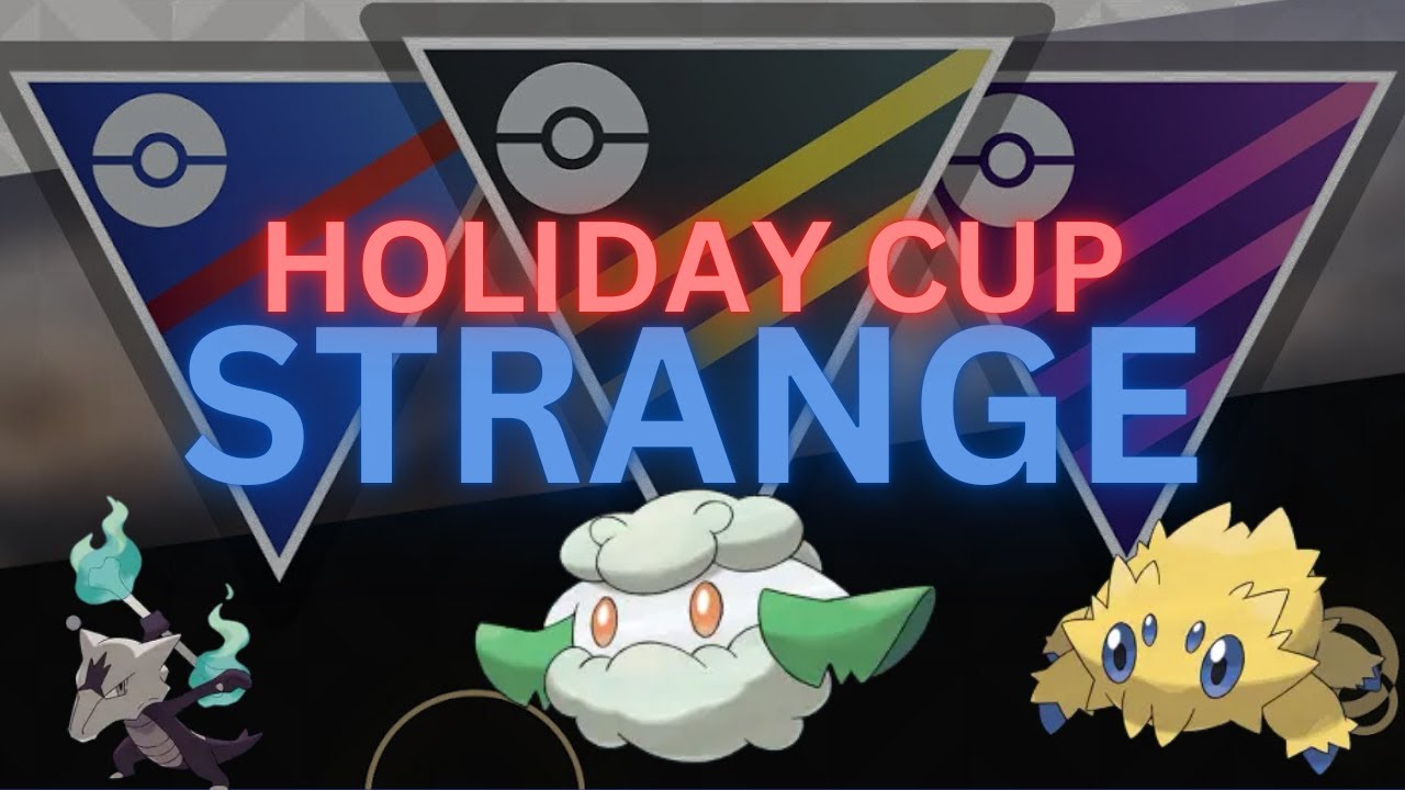 Holiday Cup Great League SHADOW Marowak Cottonee Joltik team is STRANGE ...