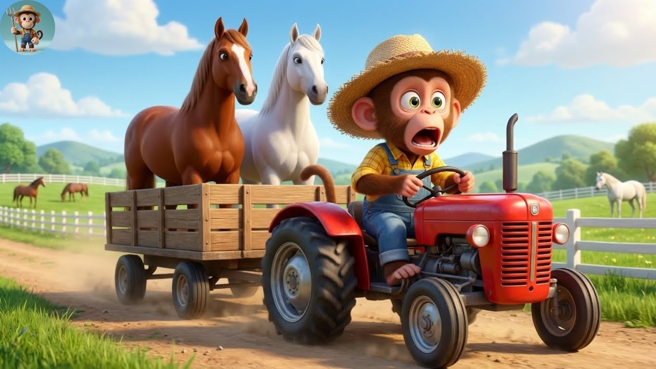 HEART-POUNDING Monkey Farmer Farm Work: Lost Cows, Shark And Fire - YouTube