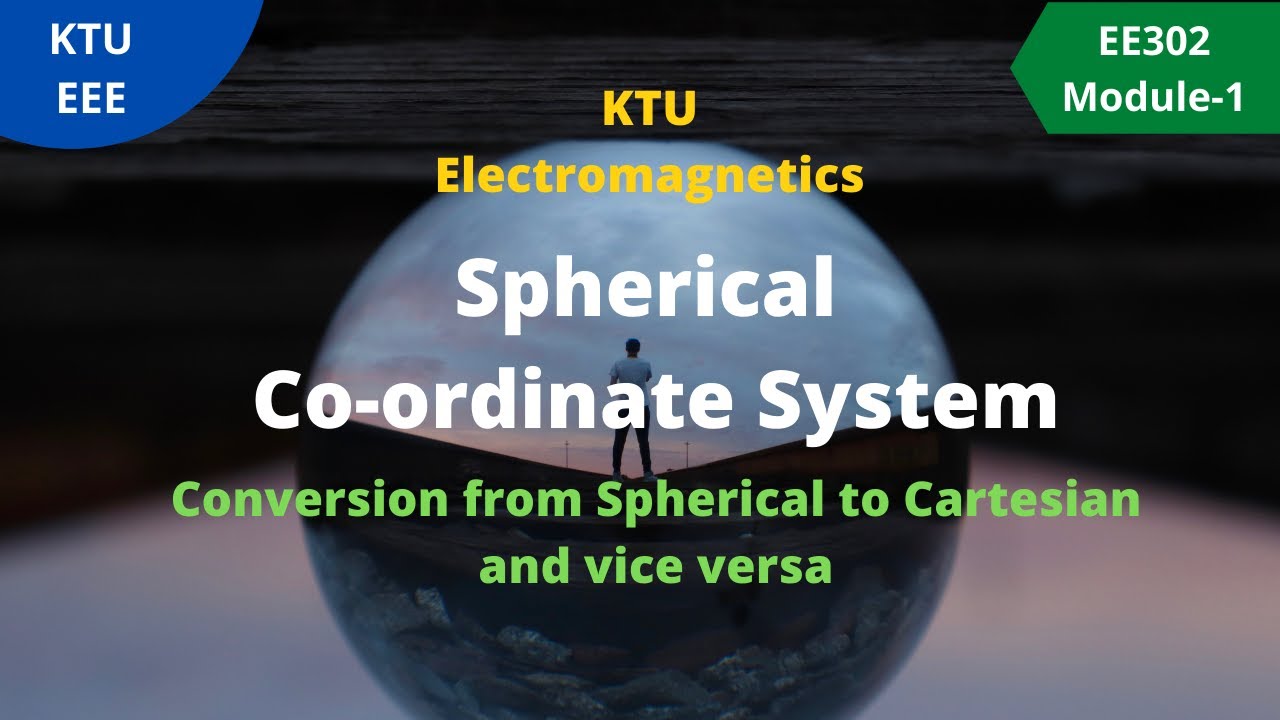 KTU Electromagnetics Module-1 | Spherical coordinate system ...