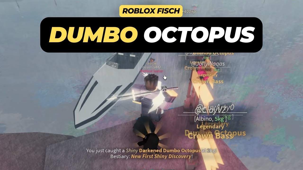 How to Get the Dumbo Octopus Fish in Roblox Fisch - YouTube