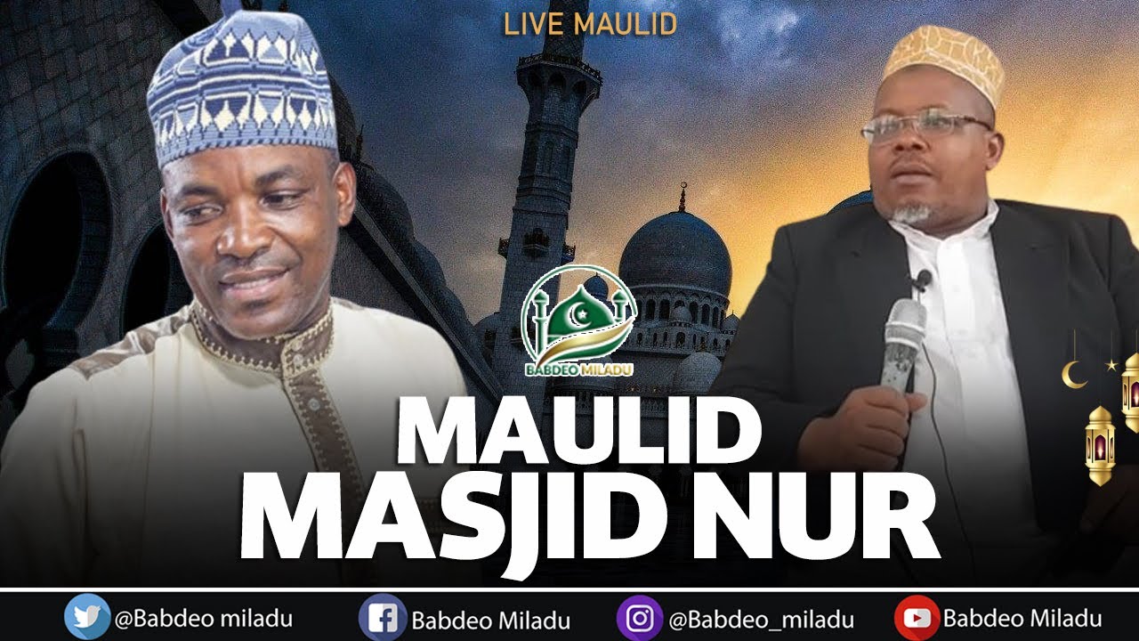 🔴 LIVE MAULID: MASJID NUR MAGOMENI MAPIPA DSM - 1445H-2023 - YouTube