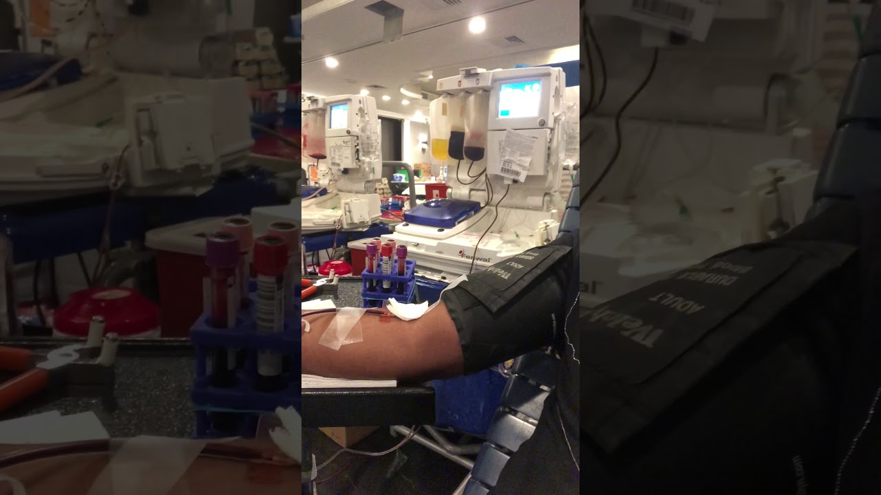 Twin Thumb Donating Blood. Double Red Blood Cell - YouTube