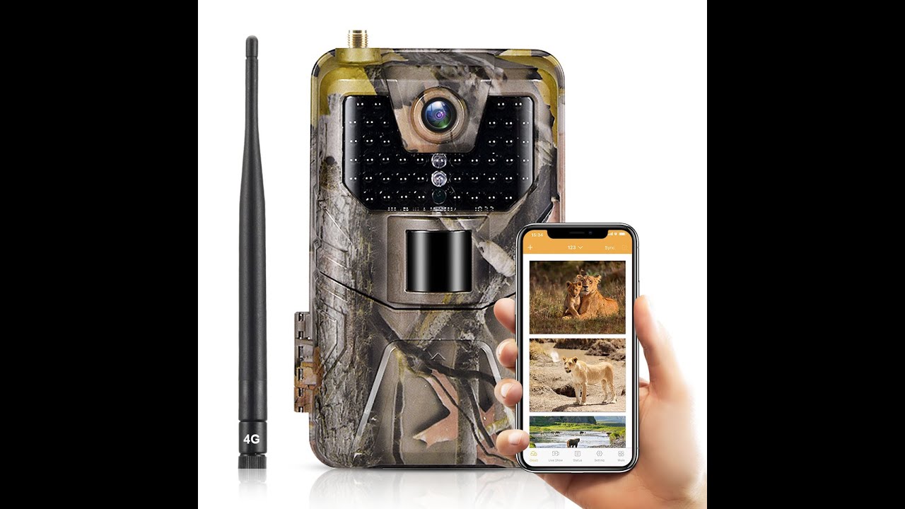 Suntek HC900pro trail camera 4K use operation - YouTube