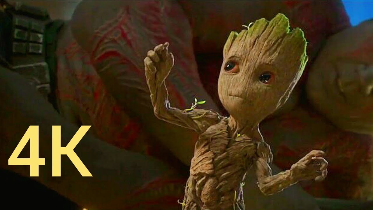 Baby Groot Dancing - Guardians Of The Galaxy VOL.2 - YouTube