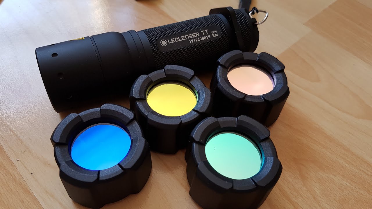 Ledlenser Colour Filter Set For M10 Flashlight - YouTube