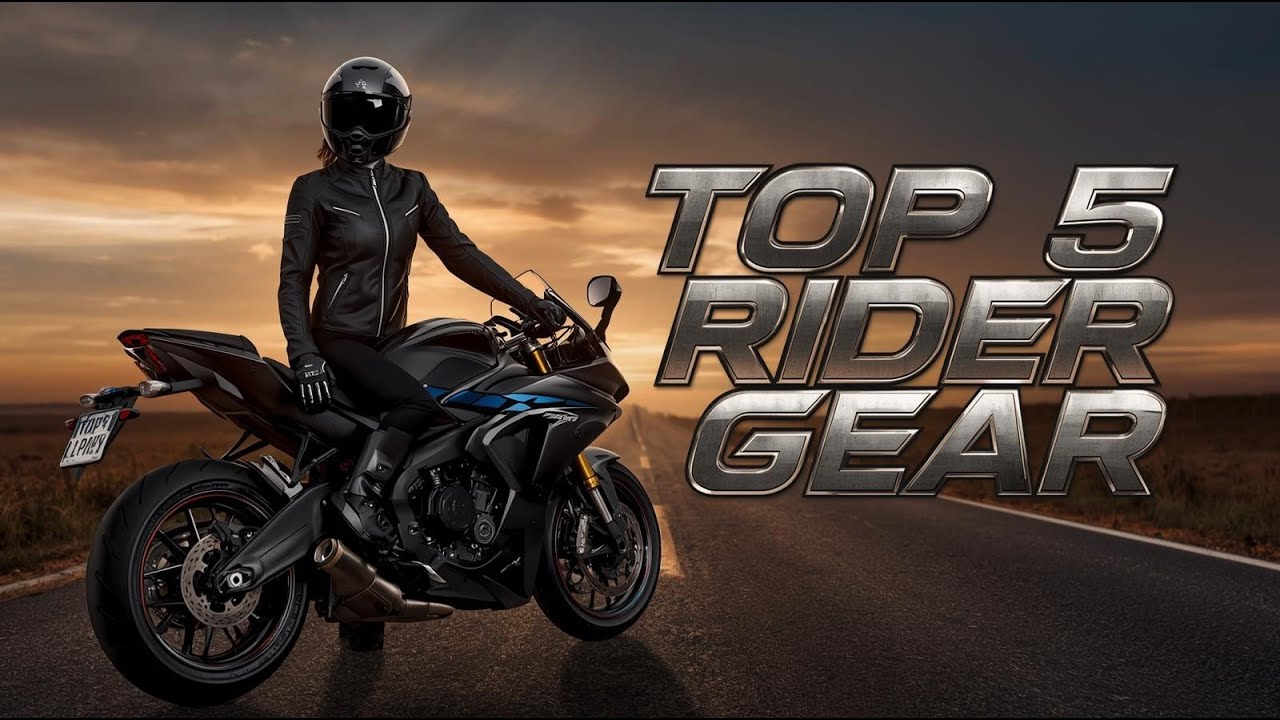 Top 5 Gear Every Rider Must Own | Essential Motorcycle Riding Gear 2025 ...