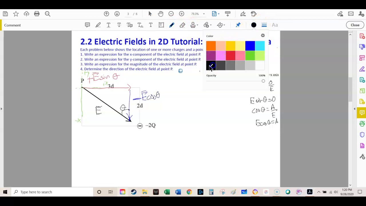2.2 Electric Fields in 2D - YouTube