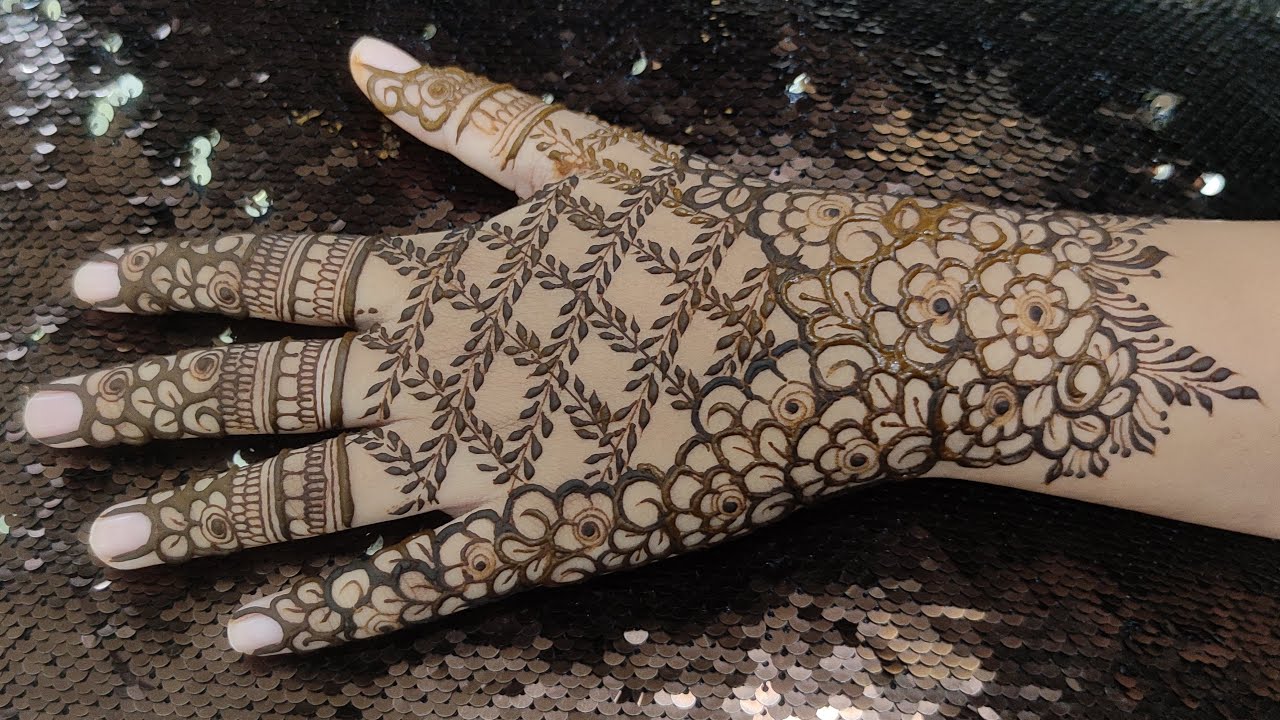 BACK SIDE MEHANDI DESIGN | BEAUTIFUL MEHANDI DESIGN FOR EID - YouTube