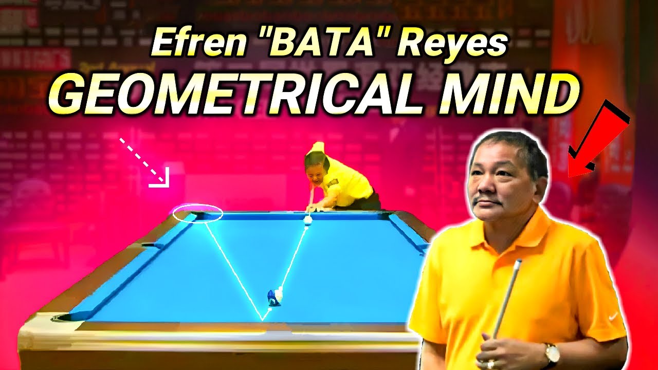 EFREN REYES and His GEOMETRICAL MIND - YouTube