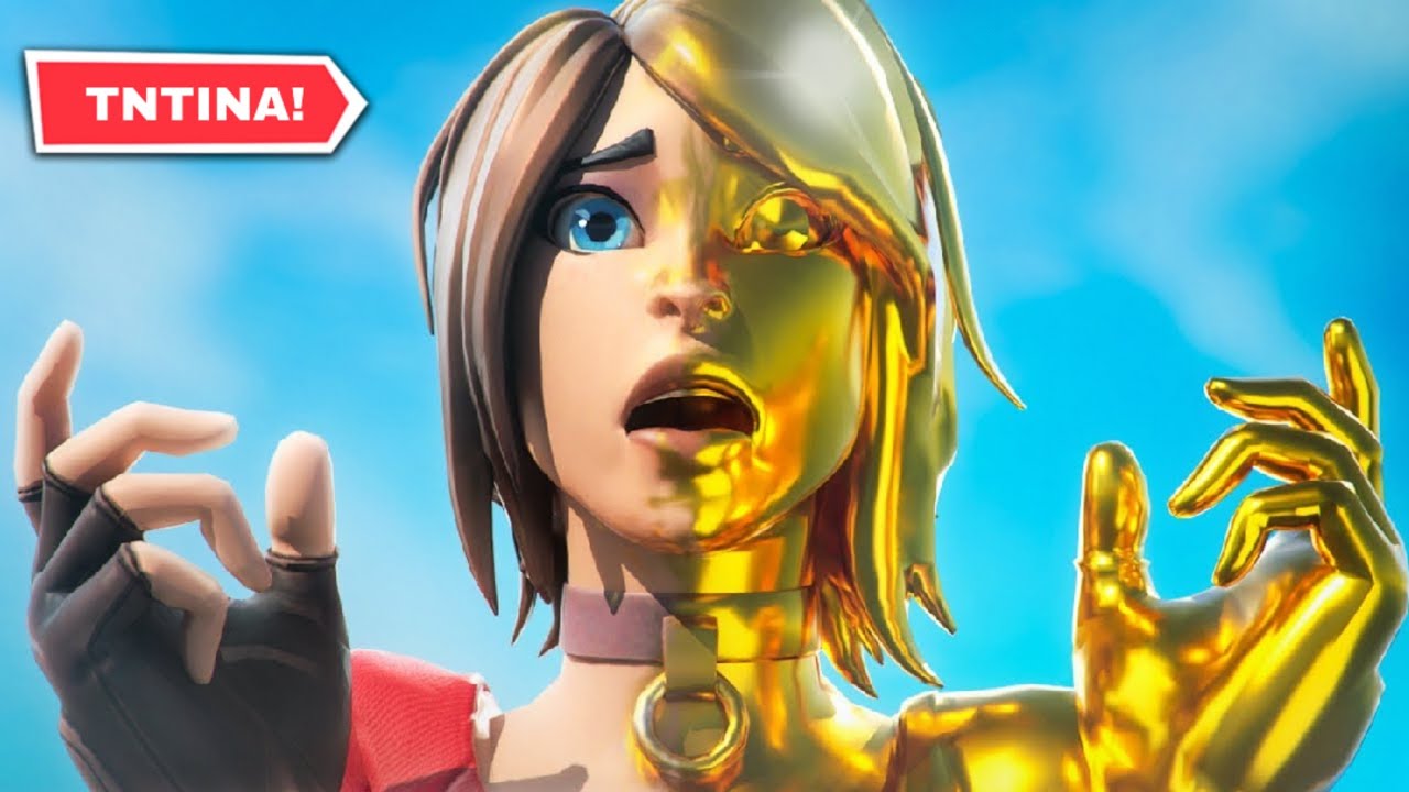 I Unlocked Gold Tntina | Fortnite Battle Royale - YouTube