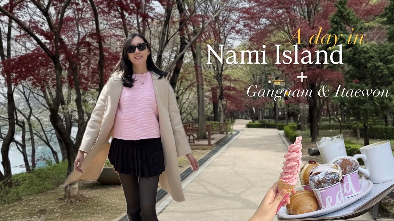 Spring in South Korea Day 4 & 5 | Gangnam | Itaewon | Nami Island ...
