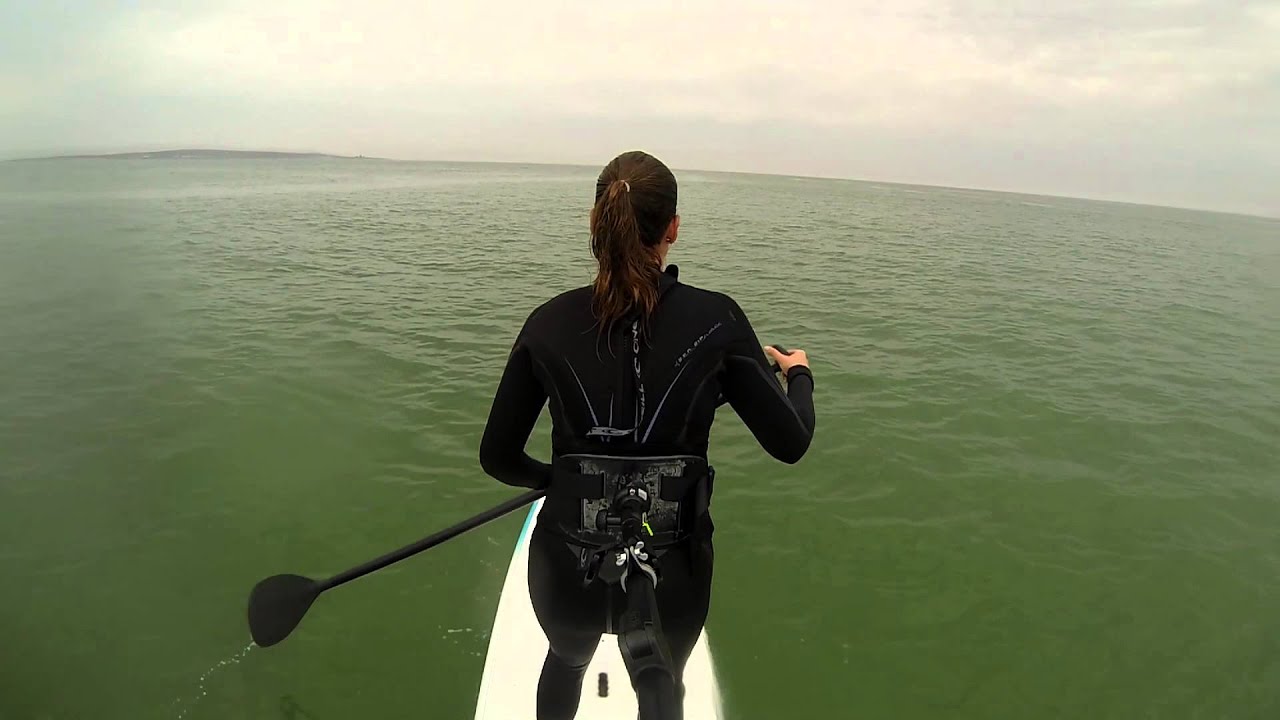 Stand Up Paddling Surfing - SUP Langebaan - 3rd Person View Mount GoPro ...