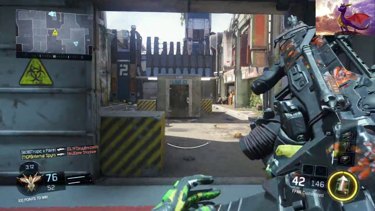 "Action Packed!" Call of Duty: Black Ops 3 with Spyro # 227 FFAR TDM ...