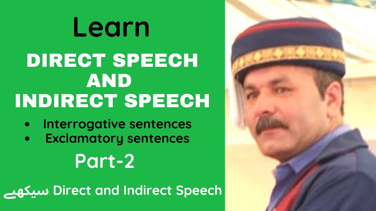 changing interrogative sentences into indirect speech | Direct and ...