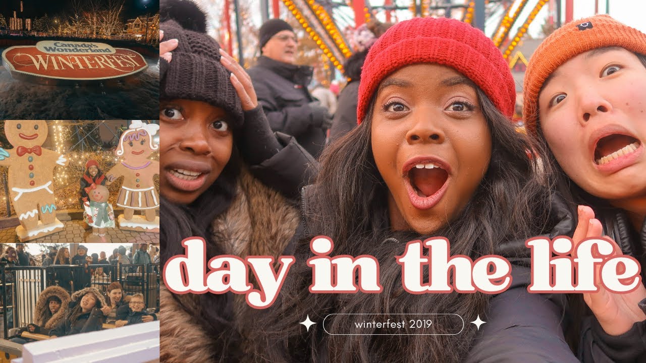 Exploring Winterfest at Canada's Wonderland ️🎢 Toronto Vlog - YouTube