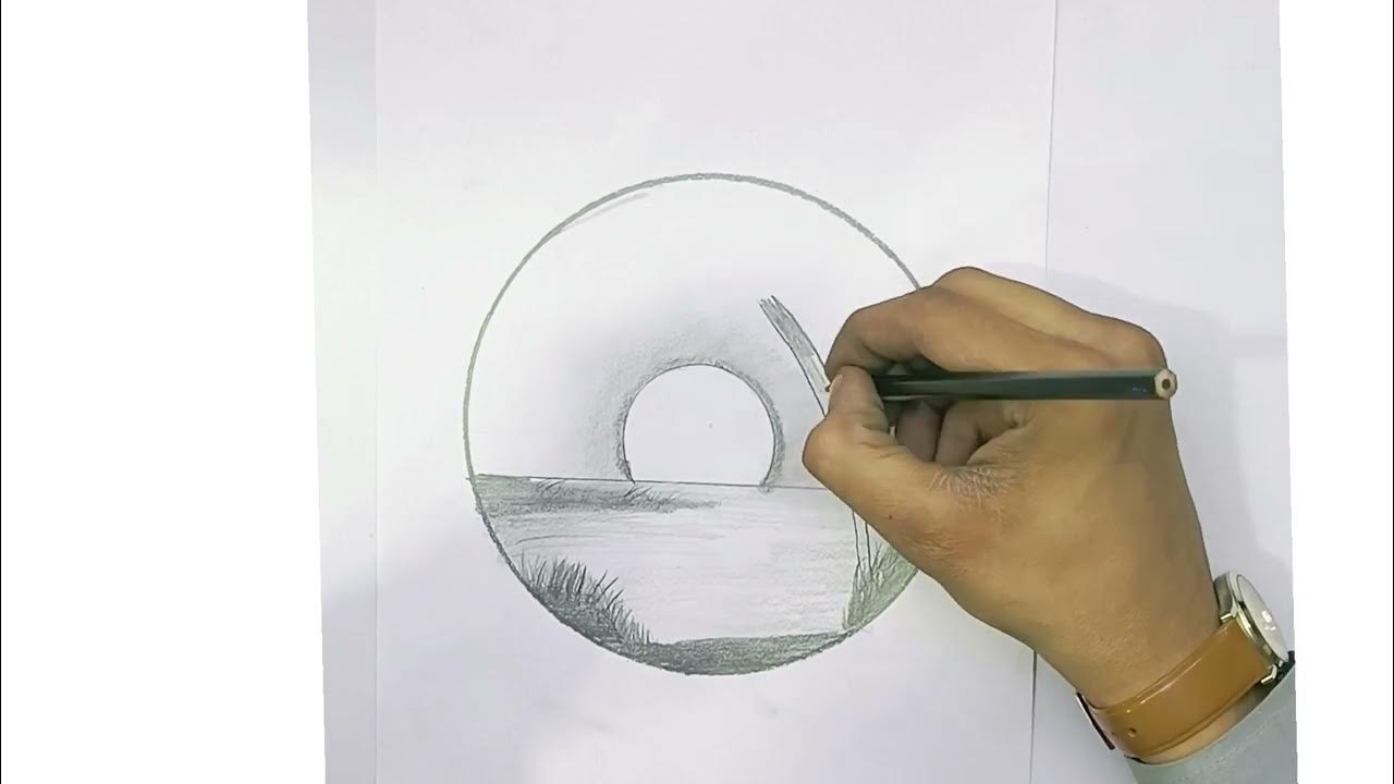 How to draw a circle design drawing with pencil sketch l drawing of ...