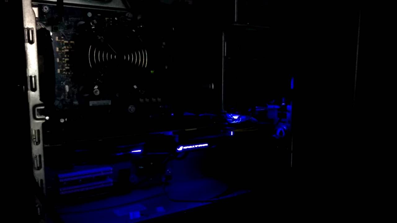 RGB LED ASUS STRIX NVIDIA 1060 GTX Intel i7 3770 NVIDIA 6GB Music ...