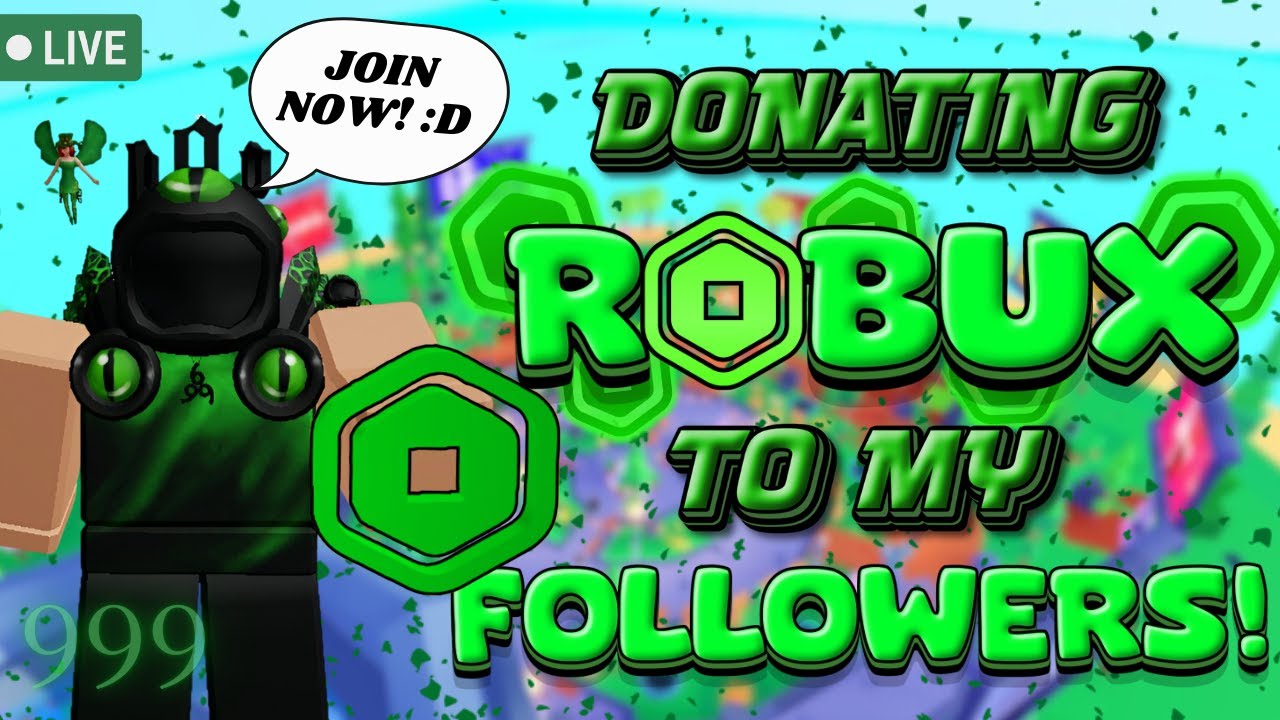 ROBLOX - FREE ROBUX ON PLS DONATE! PLAYING W/ VIEWERS! (EPISODE 69 ...