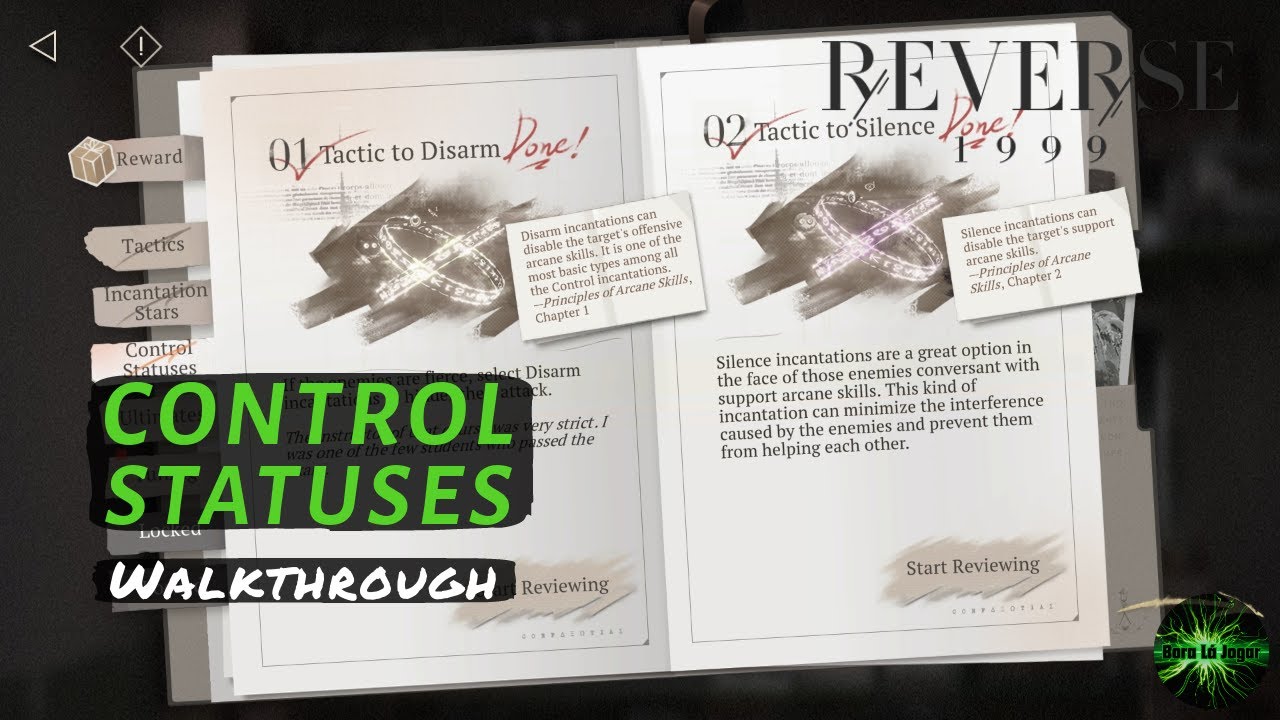 Reverse 1999 All Control Statuses (Walkthrough) - YouTube