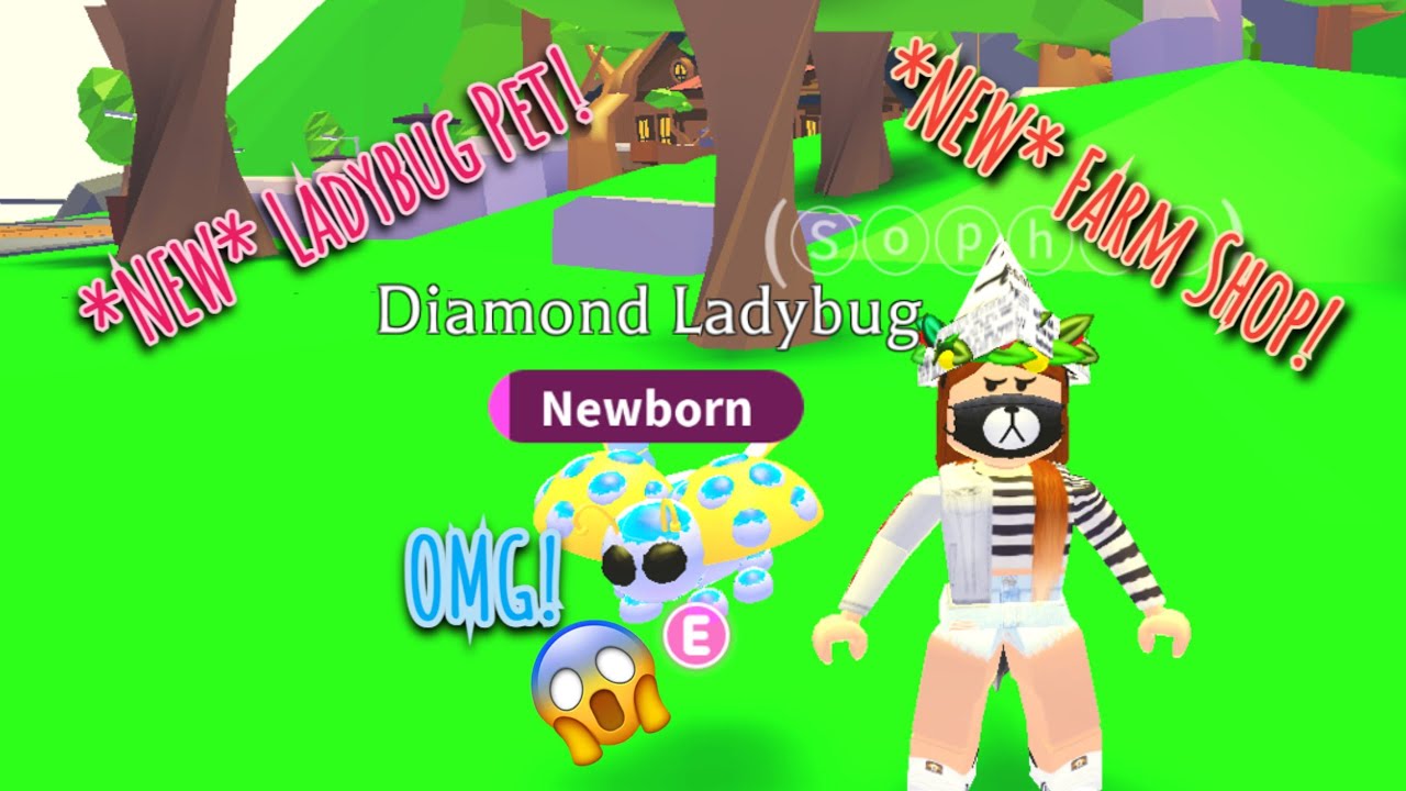 I got the DIAMOND ladybug on my third try (rip my robux) | Roblox Adopt ...