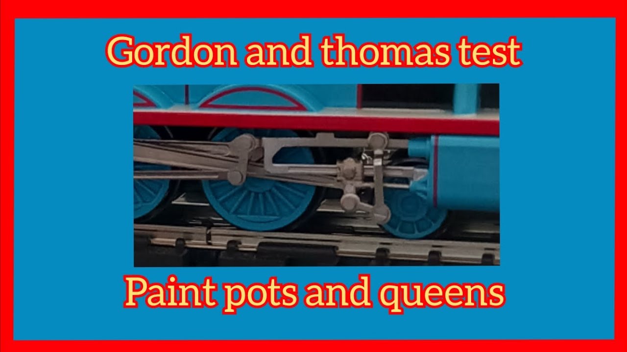 n gauge thomas and gordon FILMING TEST (paint pots and queens) - YouTube