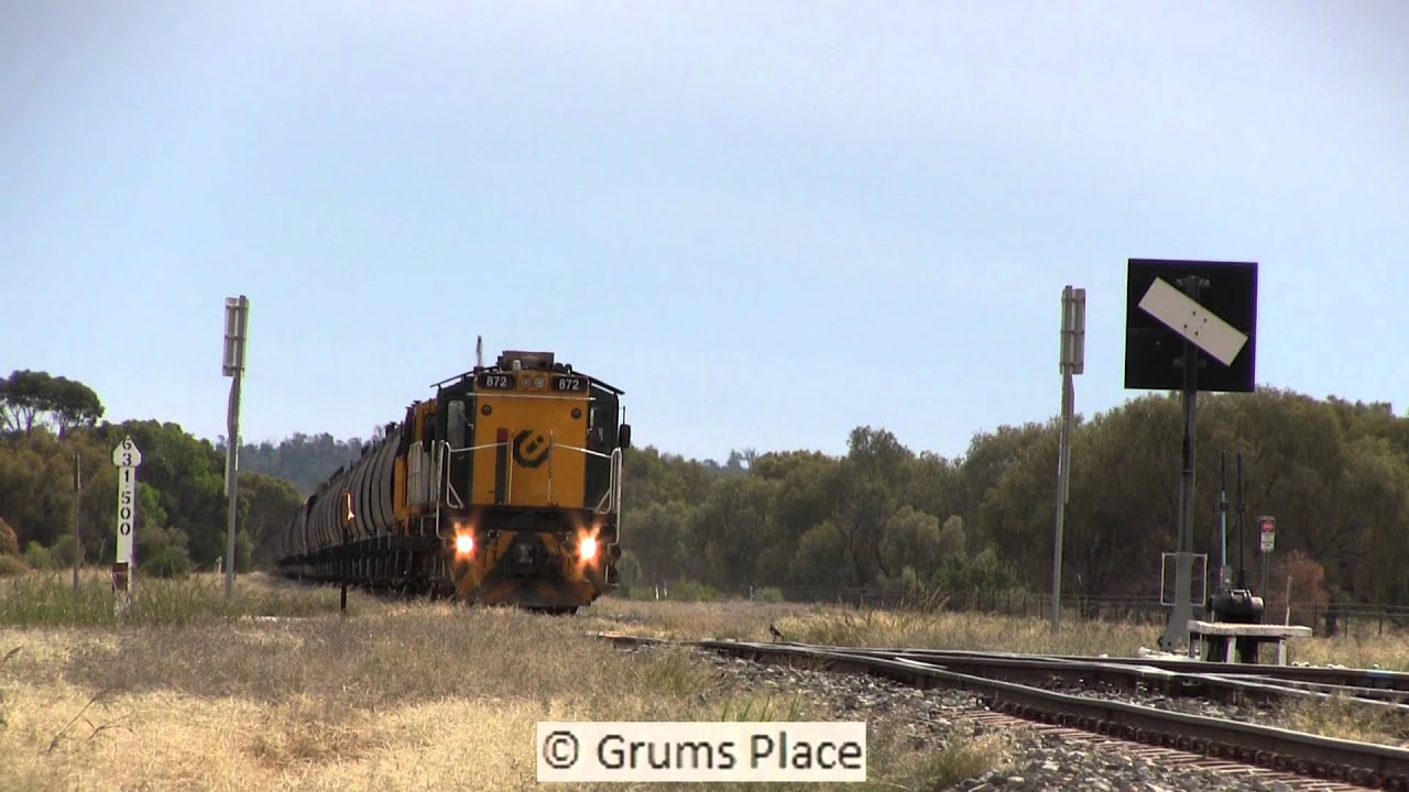 Goolgowi Wheat Train with 872 864 and 4836 Part 3 - YouTube
