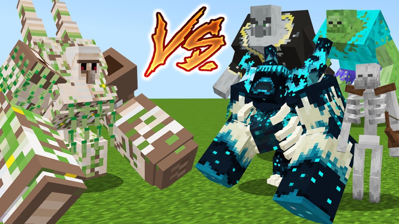 Mutant Iron Golem VS All Mutant Creatures (MINECRAFT BATTLE) - YouTube