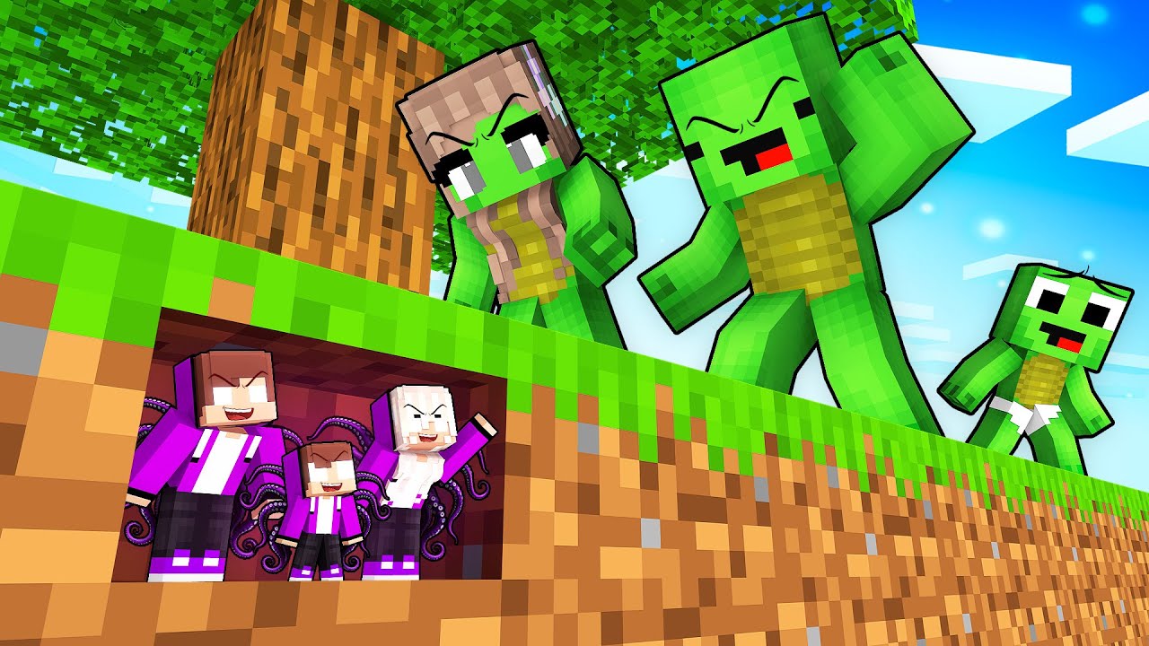 Dark JJ Family Use TINY MOD To Prank Mikey Family In Minecraft! (Maizen ...
