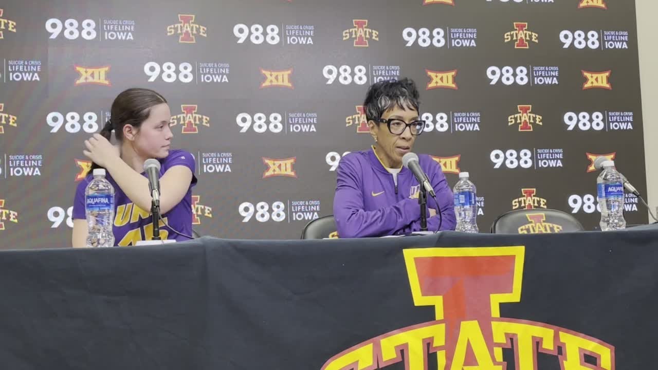 Tonya Warren & Elise Jaeger interview Iowa State | UNI women's ...