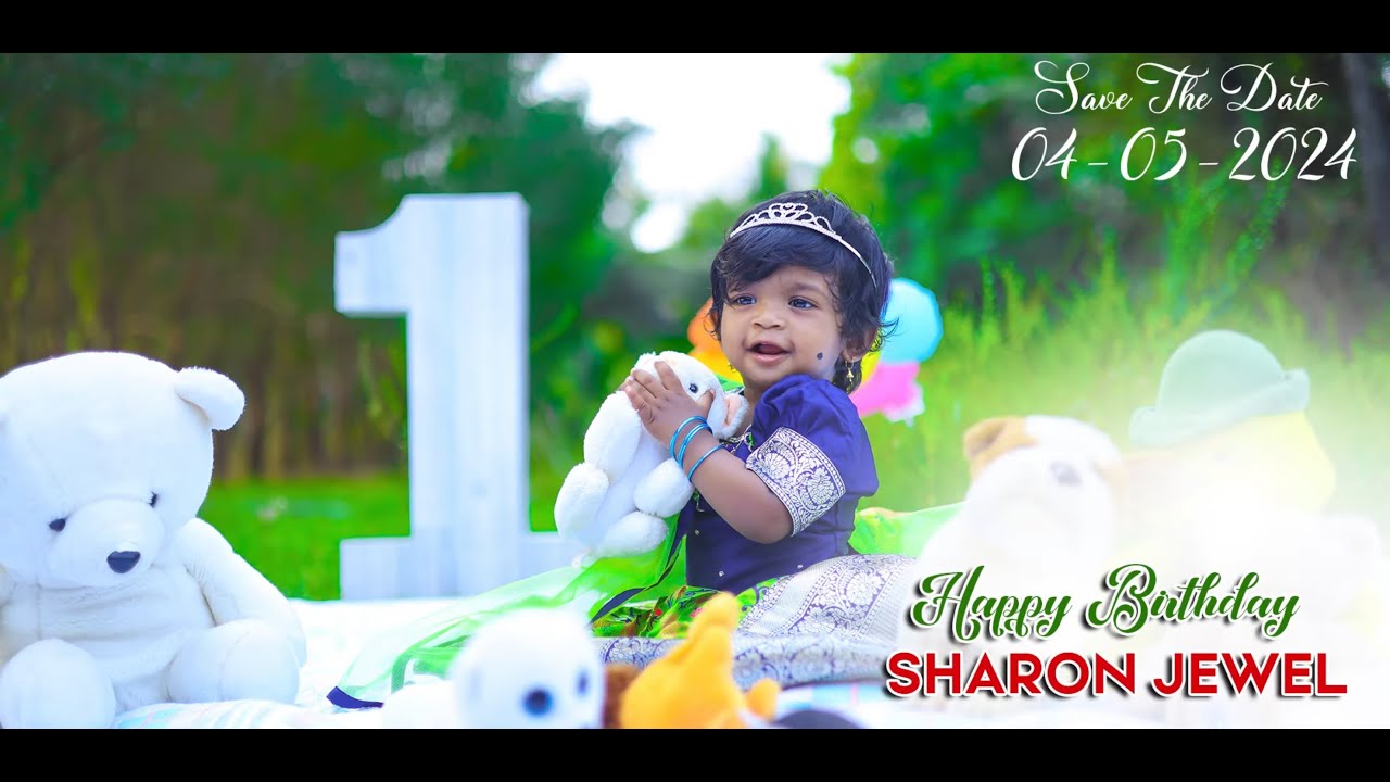 Chavvakula Sharon Jewel 1st birthday teaser - YouTube