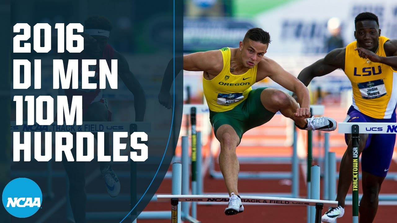Devon Allen - 110m hurdles at 2016 NCAA track championships - YouTube