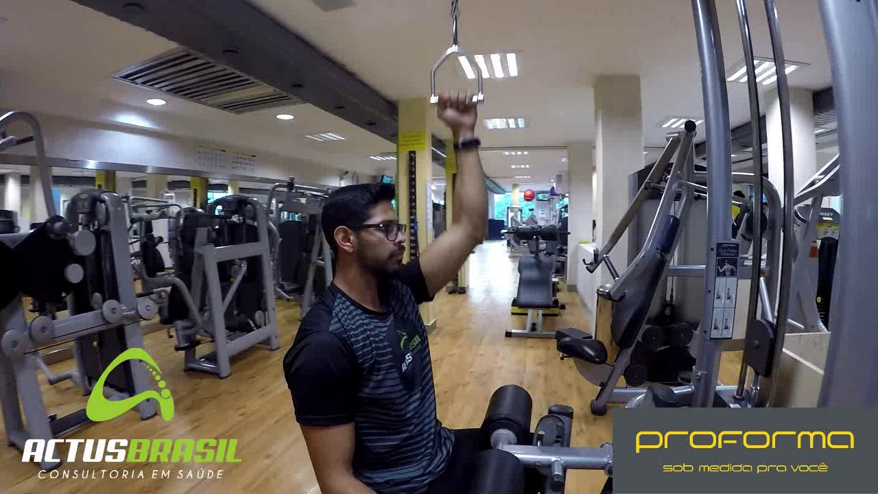 Puxada Fechada Unilateral (Pegada Neutra) No Pulley - YouTube