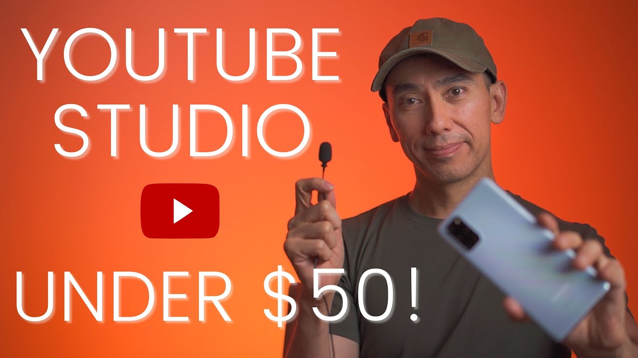 Cheap YouTube Studio Setup $50 - $100 (Cheap DIY Lighting) - YouTube