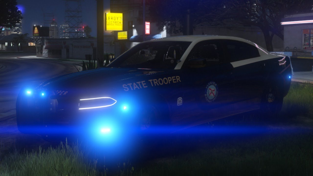 GTA5 ROLEPLAY | FHP SLICKTOP CHARGER (Law Enforcement) | FIVEM MCRP ...