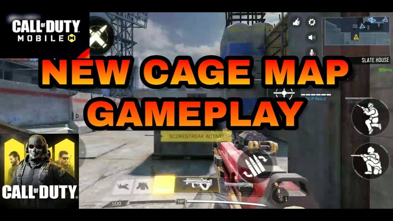 CALL OF DUTY MOBILE NEW CAGE MAP GAMEPLAY | COD MOBILE NEW CAGE MAP ...