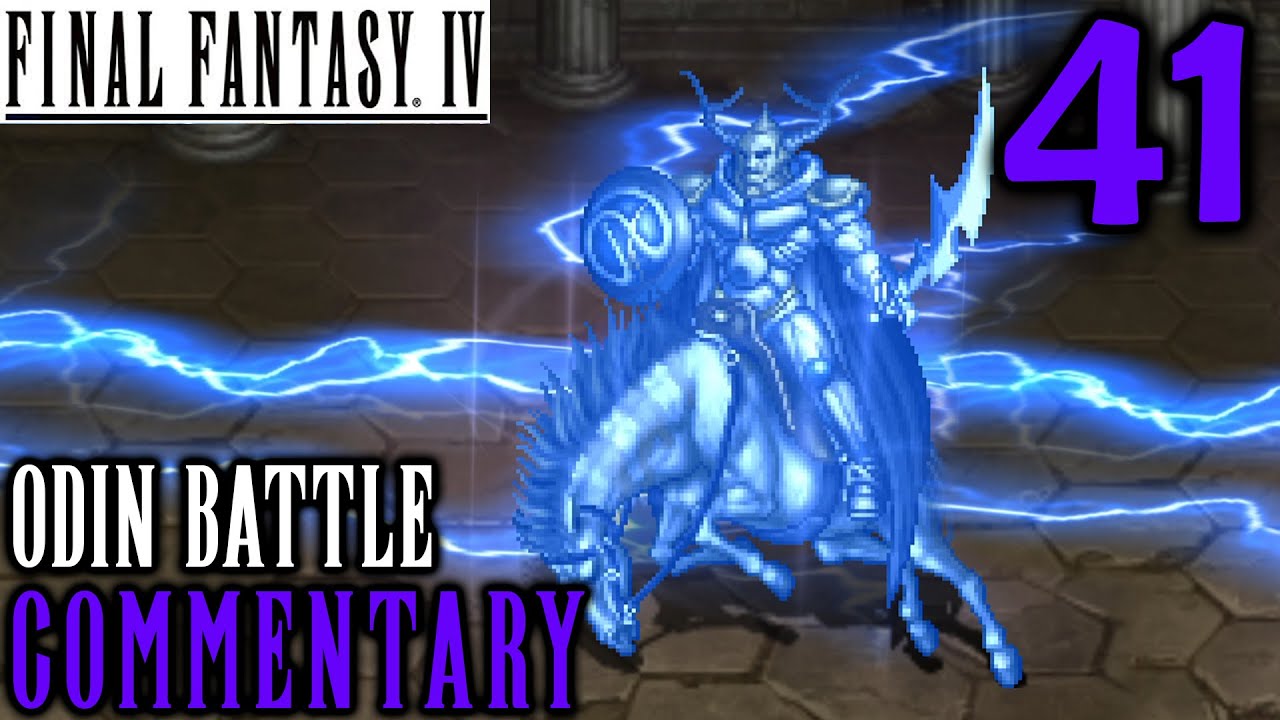 Zantetsuken: Final Fantasy IV Walkthrough Part 41 - Odin Boss Battle ...