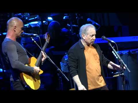 Paul Simon and Sting sing 🡆 Fragile 🡄 Feb 8 2014 - Houston, Tx
