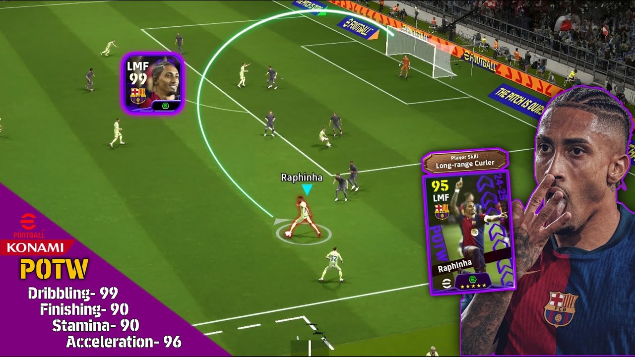 STOOOP POTW Raphinha 99 Rated (DRIBBLING🥶+DOUBLE TOUCH+REVIEW) - YouTube