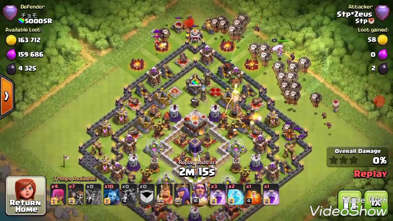 Coc 3 star attack - YouTube