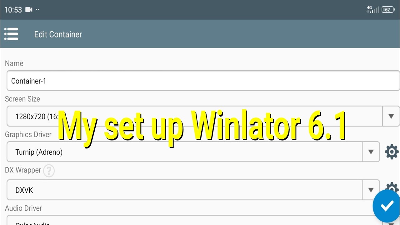 how i set up my winlator 6.1 emulator - YouTube