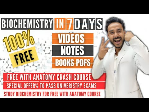 Biochemistry in 7 Day Live Crash Course | Biochemistry Notes For ...