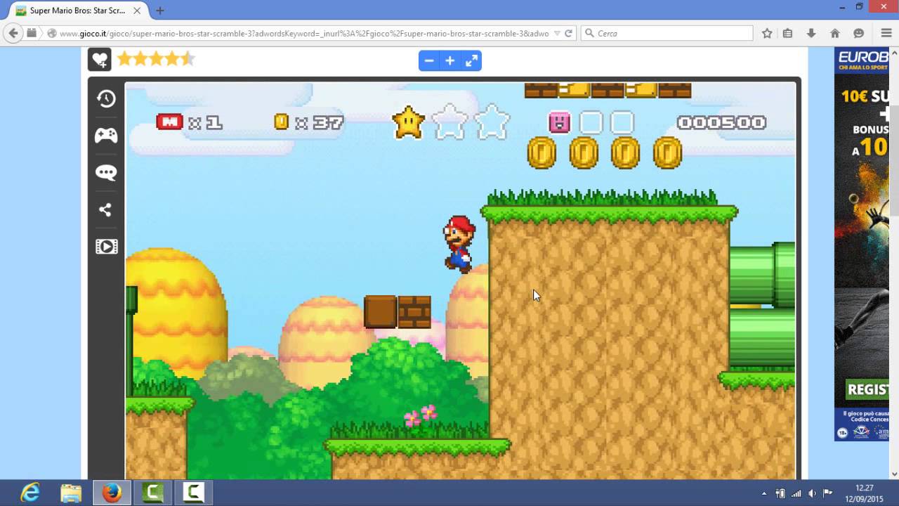 PRIMO VIDEO#1 Mario bros - YouTube