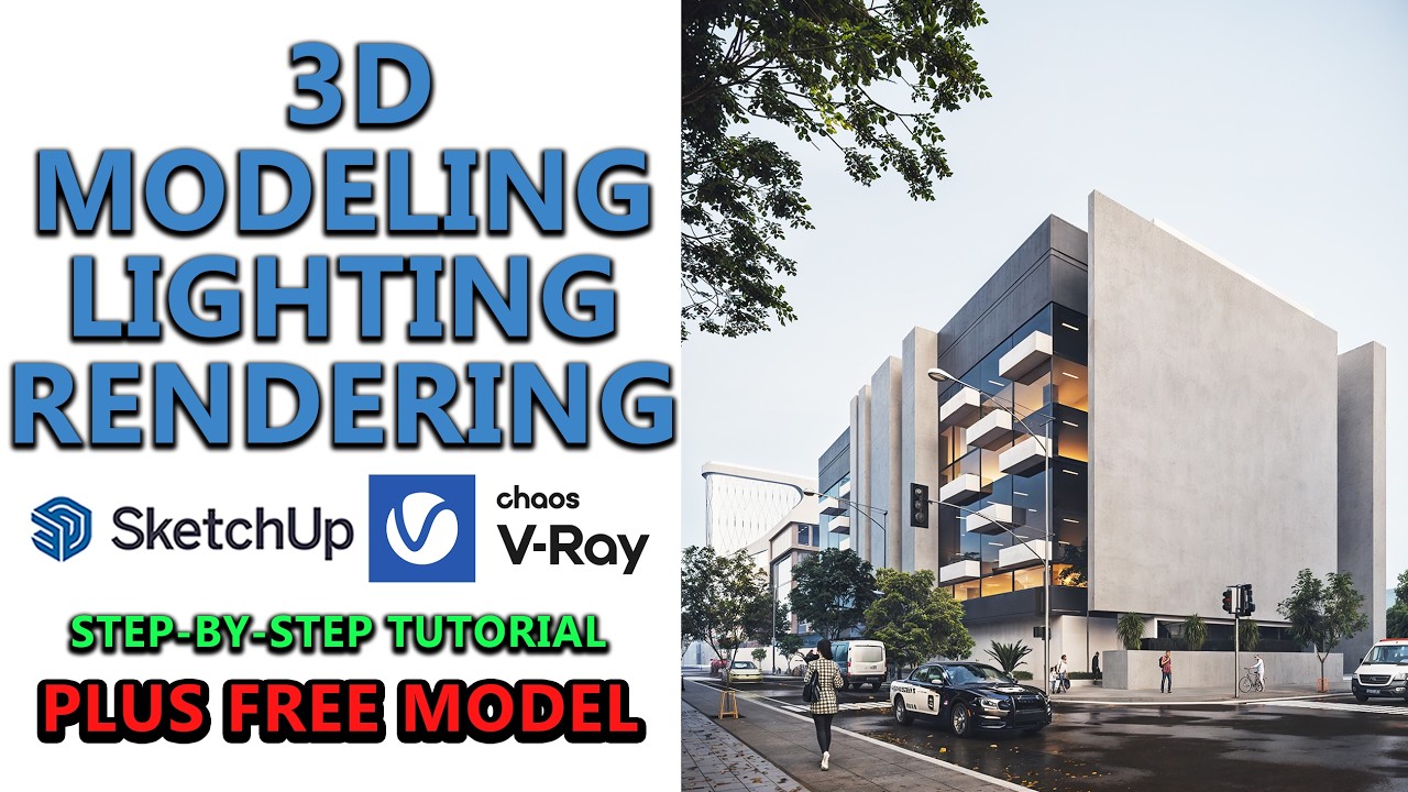 Exterior 3D Modeling, Lighting and Realistic Rendering | SketchUp & V ...