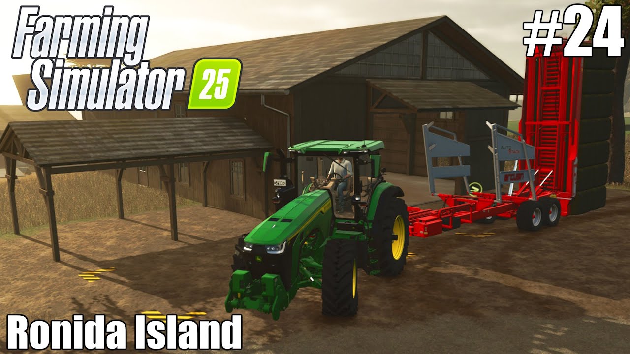 New Bale Storage & Stacker! | Ronida Island #24 | Farming Simulator 25 ...