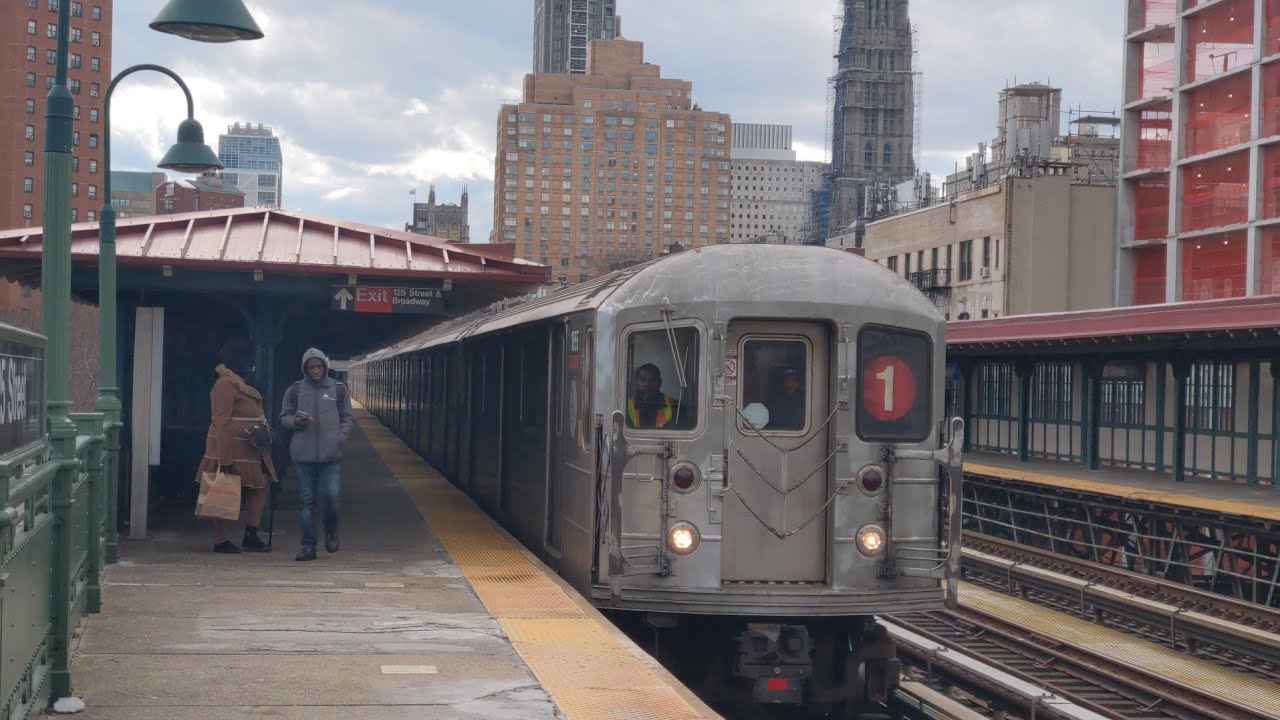 NYC Subway: R62 & R62A (1) Train Action in Upper Manhattan (3/5/23 ...