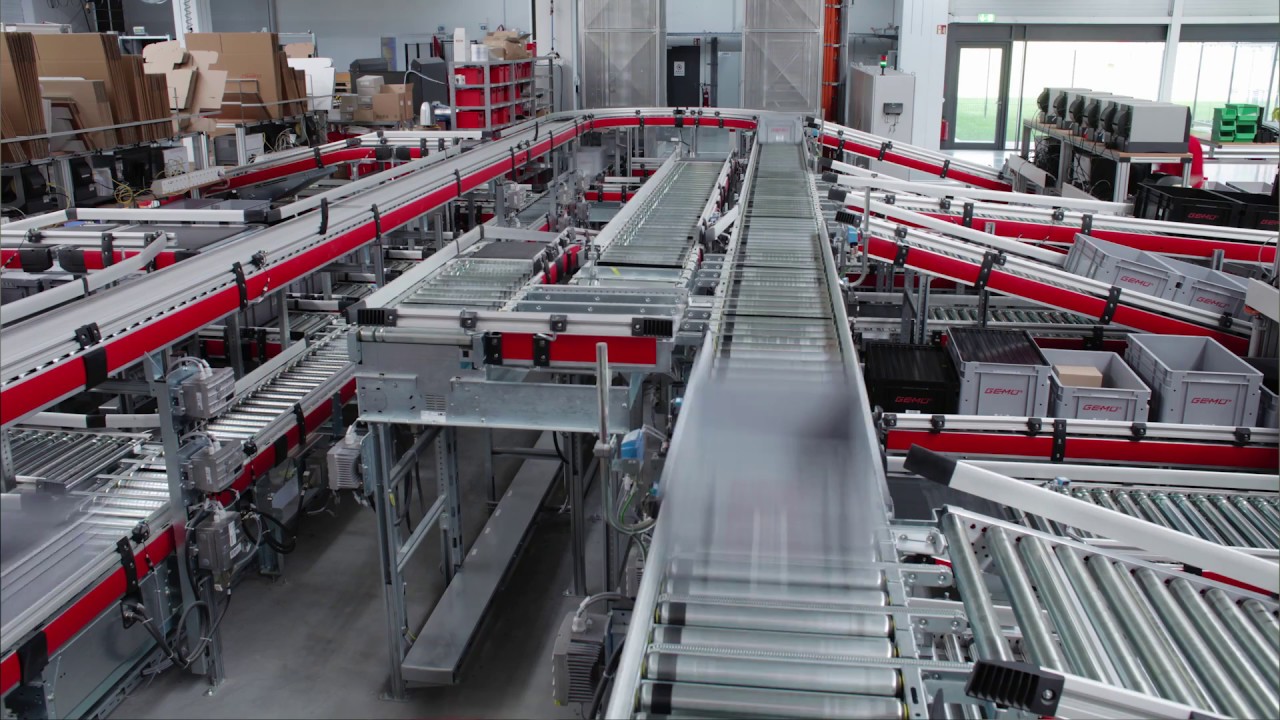 Production and logistics center with milk run system at GEMÜ - YouTube