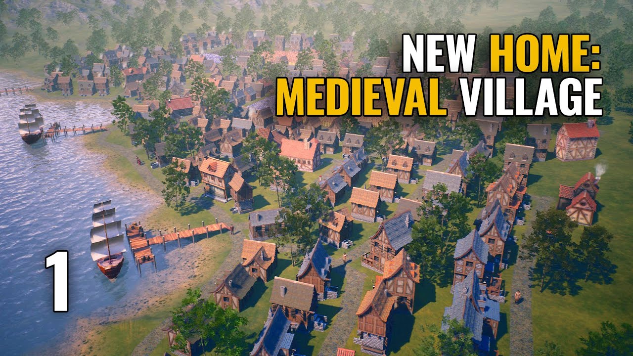 New Home: MEDIEVAL VILLAGE - ep 1 | City builder medieval - Gameplay ...