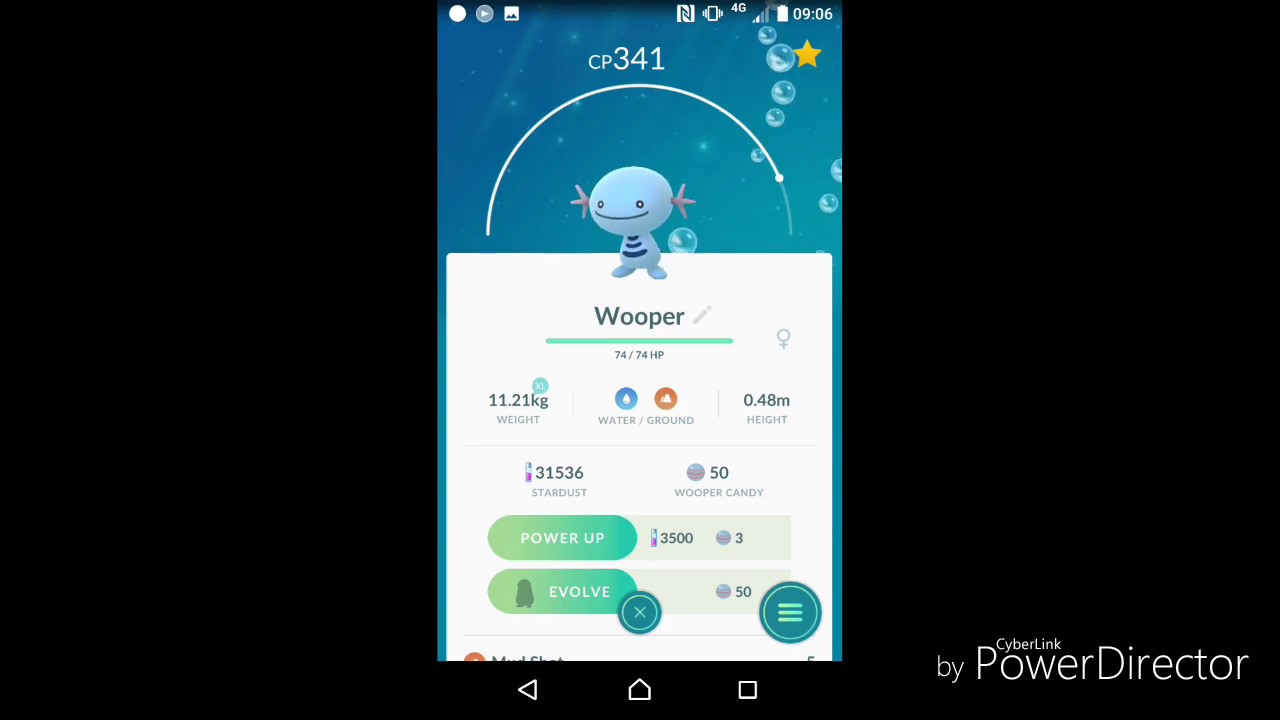 PokemonGo evolutions gen 2 Wooper - Quagsire - YouTube